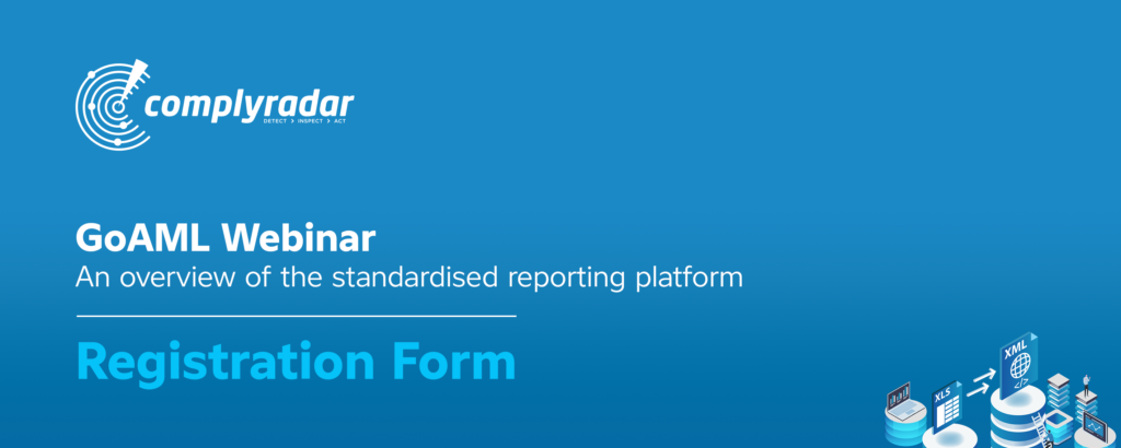 Registration Form - GoAML Webinar - ComplyRadar